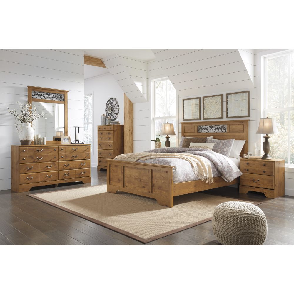 Furniture Plus Bittersweet 8 Piece Queen Panel Bedroom
