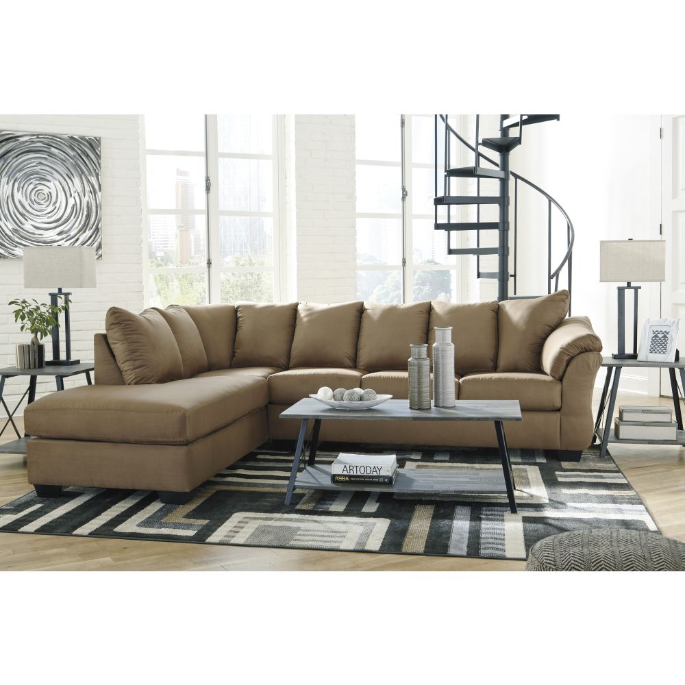 Furniture Plus Darcy Mocha Sofa Chaise
