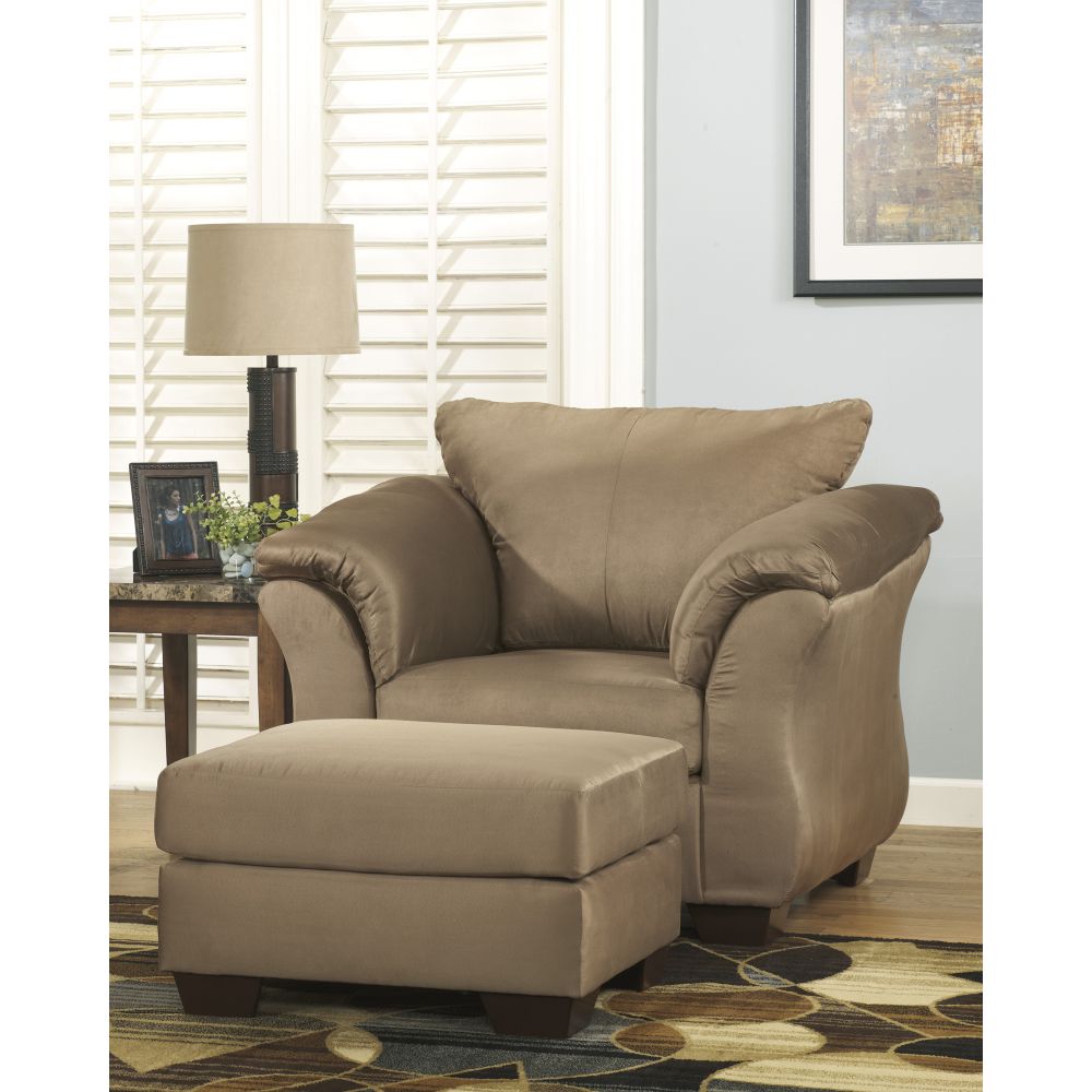 Furniture Plus Darcy Mocha Ottoman