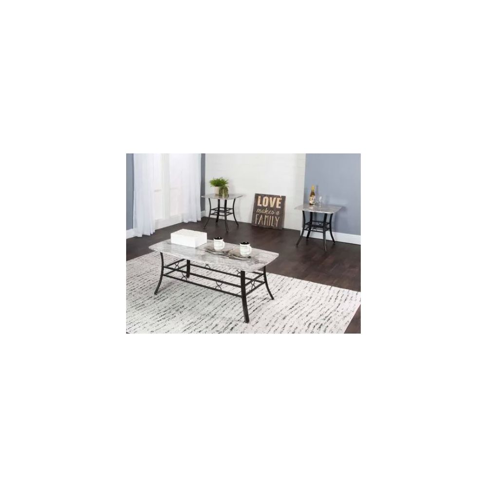 Furniture Plus Stu 3 Piece Cocktail Table and End Tables